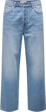 Only & Sons Onsfade Loose Box PIM DNM Noos, Bleu Jeans Clair, 34W / 30L Hommes