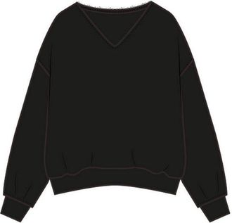 Smith & Soul Sweatshirt OVERSIZE SWEATSHIRT OPEN EDGES VN