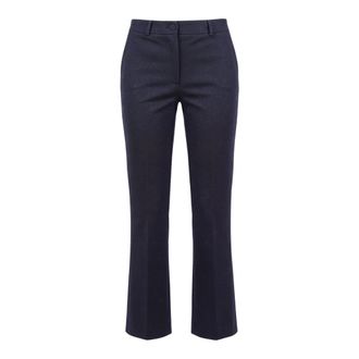 Jucca Cropped Hosen - - Trousers - Damen - Blau - XS