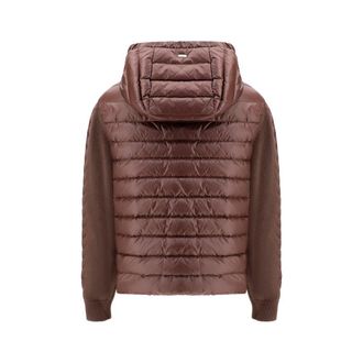 Herno Womens Brown Polyester Full-Length Jacket Clothing