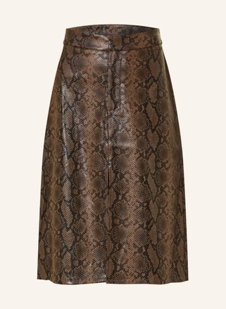 Mrs & Hugs Mrs & Hugs Rock In Lederoptik braun