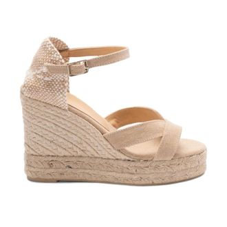 Castaner Femme, Chaussures, Beige, Taille: 40 EU Sandales compens&eacute;es Bruna