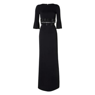 Philipp Plein Femme, Robes, Noir, Taille: 38 FR Long Dress Cause you dont think