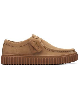 Clarks Schn&uuml;rschuhe Torhill Lo aus Rauleder in Mokassin-Form in