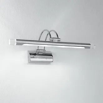 Luce-Ambiente-Design Led wall light Sigma in Chrome Metal 4w 3500k (Warm light)