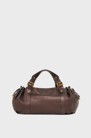Gerard Darel Sac &agrave; main en cuir m&eacute;tallique - 24H