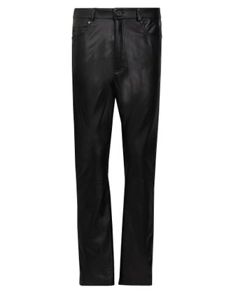 8 by YOOX LEATHER ESSENTIAL SLIM FIT PANTS