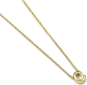 Luxenter Halskette mit Alphabet-Finish 18 Karat - Buchstabe C, Mediano, Metall, ohne Edelstein, Mediano, Metall, Kein Edelstein