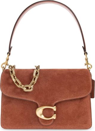 Coach Femme, Sacs, Brun, Taille: ONE Size Sac bandouli&egrave;re Tabby en daim