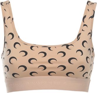 Marine Serre Femme, Tops, Beige, Taille: 42 FR Moon Top