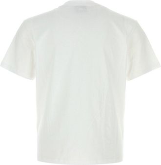 Ami Logo-Embroidered Organic Cotton T-Shirt - White