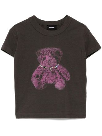 We11done t-shirt à imprimé graphique - Gris