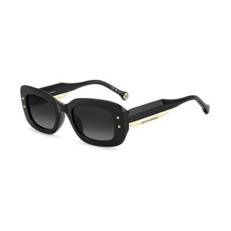 Carolina Herrera Lunettes de soleil rectangulaires d&eacute;grad&eacute;es - Femme - Accessoires - Noir - Taille: 50 MM