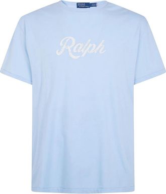 Polo Ralph Lauren Homme, Tops, Bleu, Taille: L T-Shirt Imprim&eacute; Classique