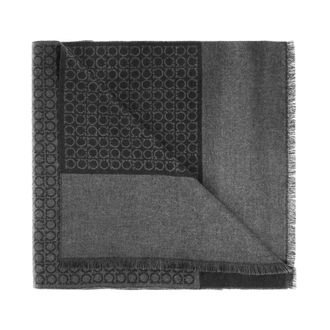 Ferragamo Logo scarf - - Accessories - Herren - Grau - ONE SIZE
