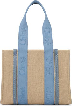 Chlo&eacute; Femme, Sacs, Beige, Taille: ONE Size Small Woody Tote