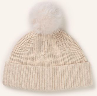 Darling Harbour Darling Harbour M&uuml;tze Mit Kunstfell beige