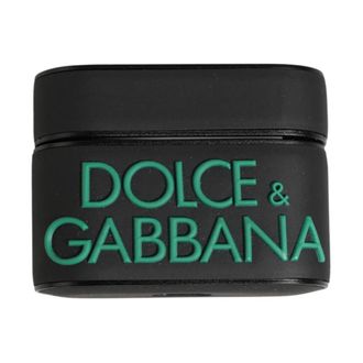 Dolce & Gabbana Smy11345-P Flip Holder AirPods Case - Femme - Accessoires - Noir - Taille: ONE Size