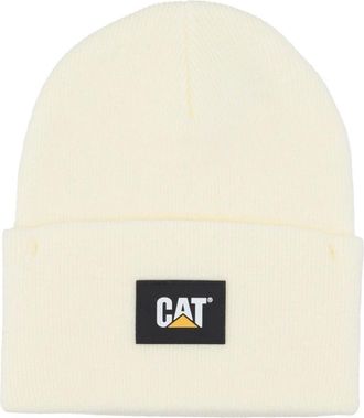CAT Cat, Homme, Accessoires, Beige, Taille: ONE Size Bonnet côtelé Crème