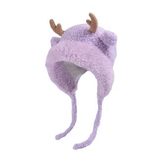 Generic Bonnet Femme Hiver Bonnet Femme Chapeau Femme Hiver Confortable Classique - Bonnet Renne Mignon avec Fausse Fourrure, Doubl&eacute; Polaire Cozy, Parfait pou