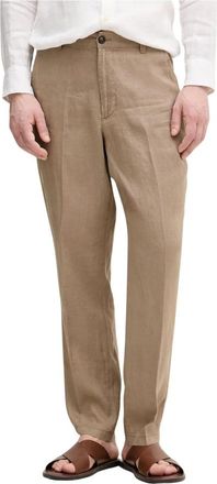 Benetton Chinos aus reinem Leinen - - Trousers - Herren - Braun - L
