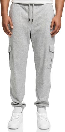 Indicode Herren Bendner Cargo Jogginghose | Trainingshose Jogger Freizeithose f&uuml;r M&auml;nner Lt Grey Mix, XL