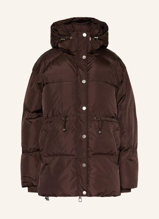 Mrs & Hugs Mrs & Hugs Steppjacke Mit Abnehmbarer Kapuze braun