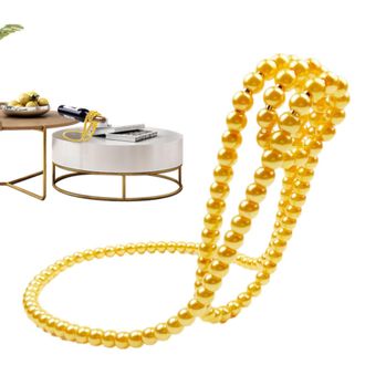 Generic Tisch-Weinregal, einfaches Weinregal - Weinflaschenhalter mit Perlenketten - elegantes und kreatives Weinregal - einzigartiges und freistehendes Weinr