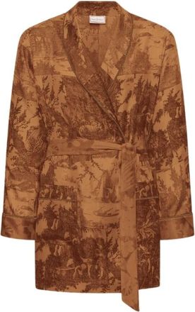 Pierre-Louis Mascia Femme, V&ecirc;tements de nuit et de d&eacute;tente, Jaune, Taille: ONE Size Aloegum Dressing Gown