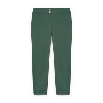 Fiorella Rubino Viskose-Mischung Skinny-Hose - - Trousers - Damen - Gr&uuml;n - M