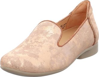 Think Damen GUAD2 chromfrei gegerbte nachhaltige Halbschuhe, Rose/Kombi 5000