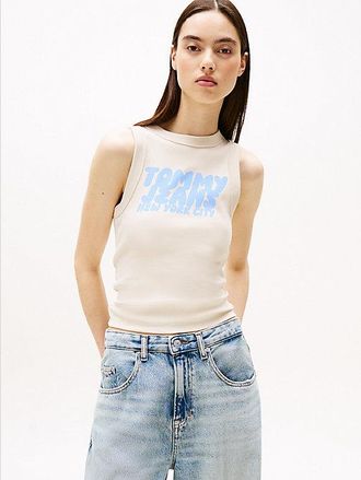 Tommy Hilfiger Débardeur ajusté à logo lettre bulle