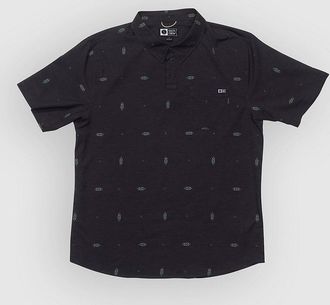 Salty Crew Breezer Perf Polo Shirt black