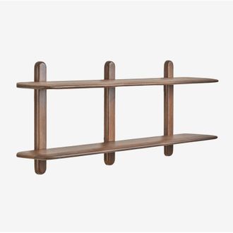 Sklum &Eacute;tag&egrave;re murale en bois Veleta SKLUM &x2194&xFE0E 130 cm