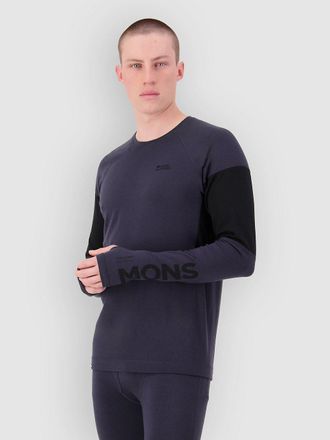 Mons Royale Olympus Merino Long Sleeve Funktionsshirt black