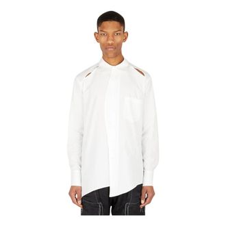 Sulvam Slash Schulter Hemd - - Shirts - Herren - Wei&szlig; - M
