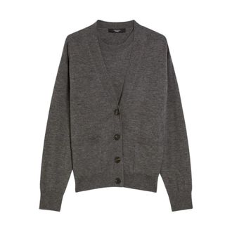 Max Mara Femme, Pulls, Gris, Taille: 42 FR Decano Knit Set