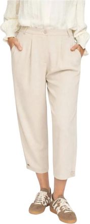 2-Biz Femme, Pantalons, Beige, Taille: 44 FR Pantacourts