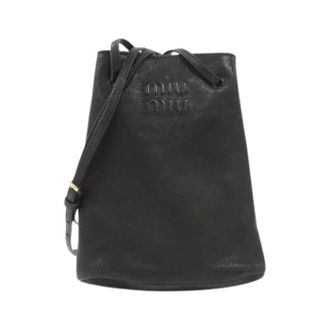 Miu Miu Pre-owned Nappa Aviator sac bandouli&egrave;re - Femme - Pre-owned - Noir - Taille: ONE Size