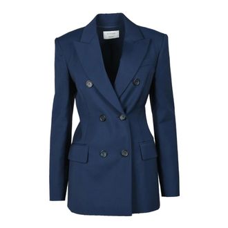 Sportmax Femme, Vestes, Bleu, Taille: 38 FR Veste
