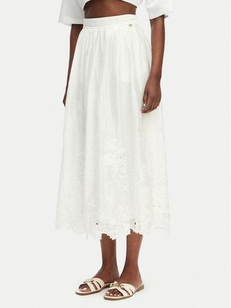 Guess Trapezf&ouml;rmiger Rock G6GD27 W2869 Creme Regular Fit