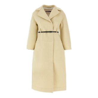 Jil Sander 02 Coat - - Coats - Damen - Wei&szlig; - XS