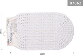 Trade Shop Trade Shop Traesio - Trade Shop - antiscivolo ovale diamante bianco f&uuml;r vasca bagno doccia 36 x 66CM 87862