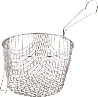 KitchenCraft Extra Frittierkorb, Edelstahl, 19 cm (f&uuml;r 20 cm Gro&szlig;e Pfannen)