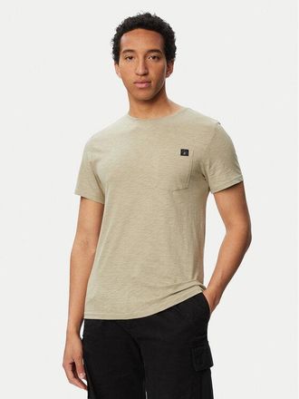 Beverly Hills Polo Club T-Shirt W126-BHMTS-1024-33X Khakifarben Regular Fit