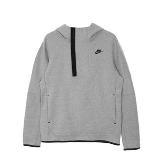 Nike Leichter Kapuzenpullover mit Halbzip - - Sport - Herren - Grau - XL