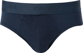 CALIDA Herren Slip blau Viskose/Modal unifarben