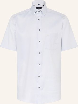 Olymp Kurzarm-Hemd Luxor Modern Fit silber