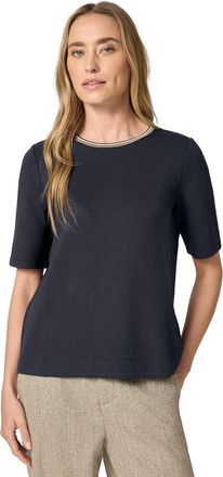 Street One T-Shirt mit Kontrastdetail Shadowed Navy 42