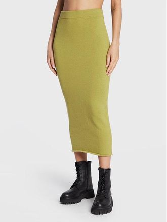 Glamorous Bleistiftrock CA0324 Gr&uuml;n Slim Fit